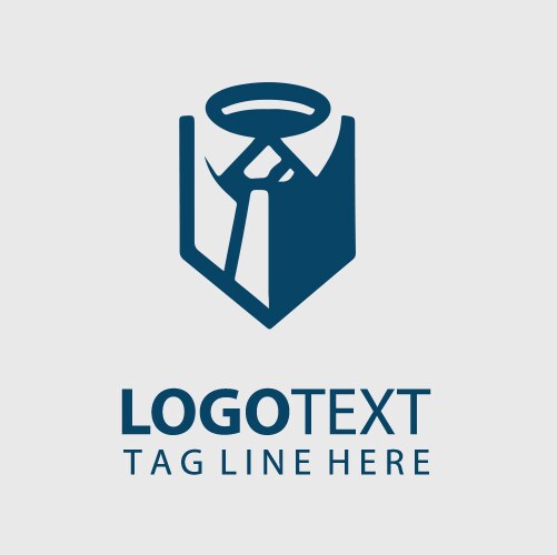 Tie wings logo Royalty Free Vector Image - VectorStock