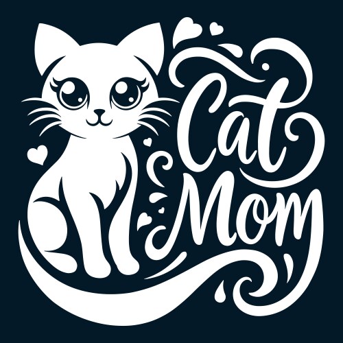 Cat Mom Vector Images (over 3,300)