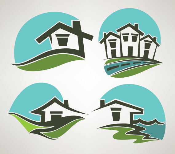 Small Town Vector Images (over 11,000)