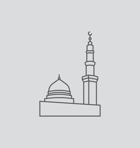 Mekkah and madina pak Royalty Free Vector Image