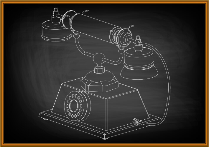 3d model of phone Royalty Free Vector Image - VectorStock