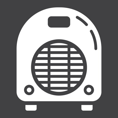 Electric Heater Icon – Royalty-Free Vector | VectorStock