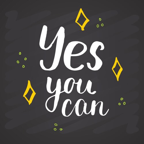 Hand Lettering Calligraphy Yes Vector Images (over 400)