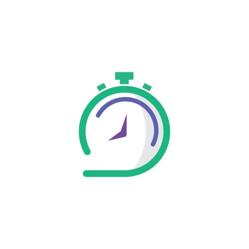 Clock logo Royalty Free Vector Image - VectorStock