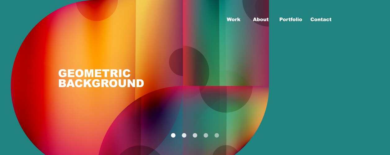 Metallic shiny fluid colors with geometric Vector Image