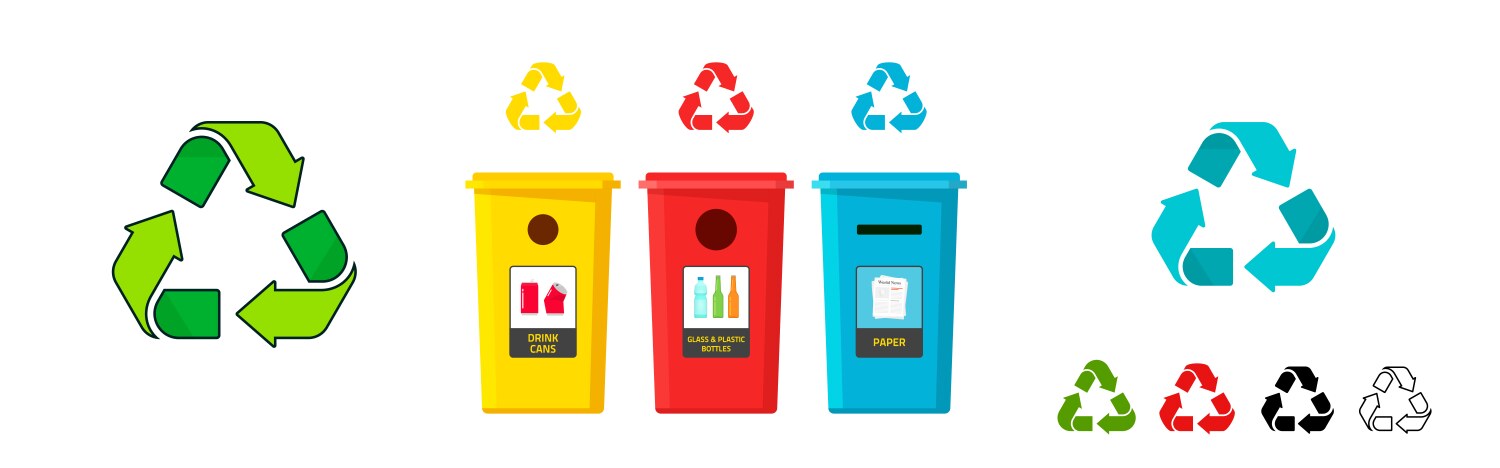 Recycle bin logo Vector Images & Graphics for Commercial Use | VectorStock