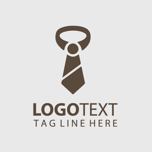 Tie wings logo Royalty Free Vector Image - VectorStock