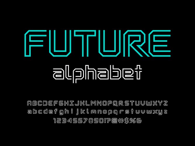 Multiply font Royalty Free Vector Image - VectorStock