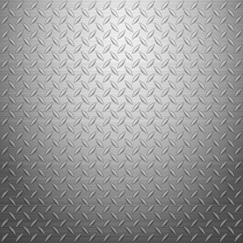 Chrome diamond plate Royalty Free Vector Image