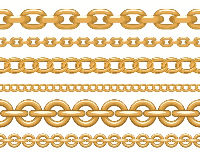 Golden geometric shapes realistic 3d metal Vector Image
