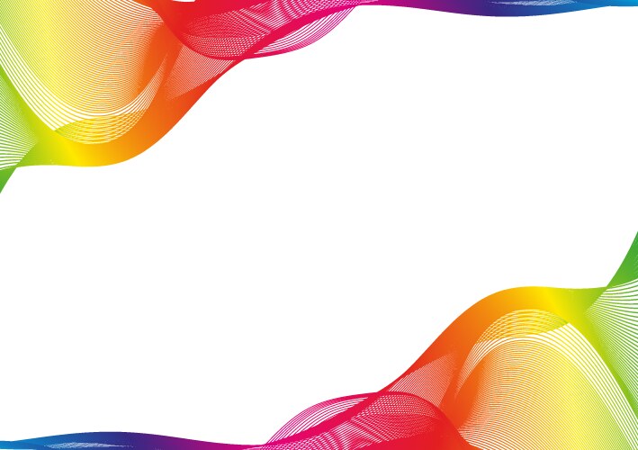 Rainbow Wave Swoosh Vector Images (96)