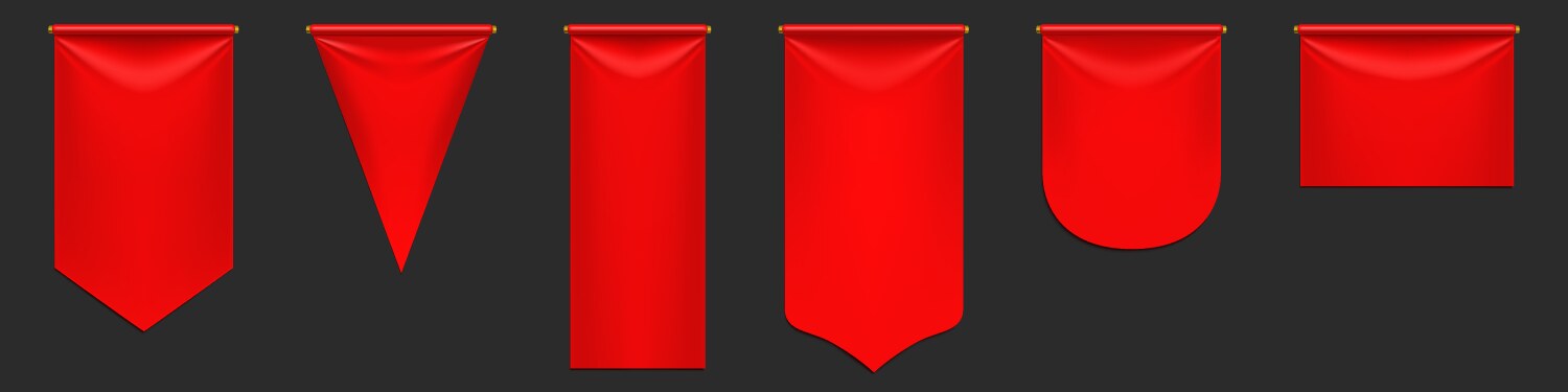 Pennant Hanging Mockup Vector Images (over 960)