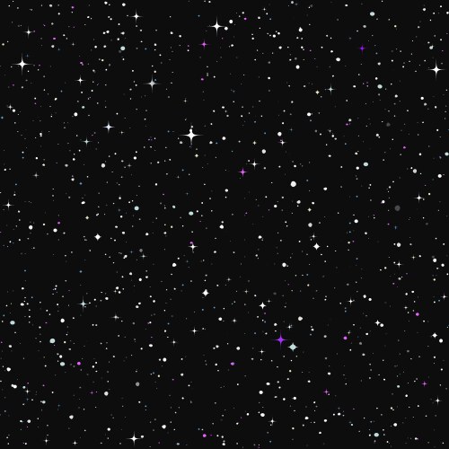 Stellar sky seamless patterns Royalty Free Vector Image