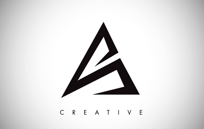 A letter design logo icon Royalty Free Vector Image