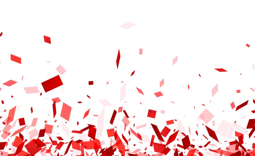 Explosive red shards Royalty Free Vector Image