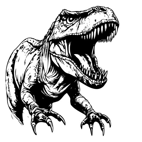 T Rex Outline Vector Images (over 1,200)