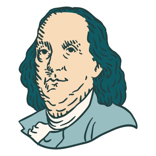 Benjamin Franklin Vector Images (over 360)