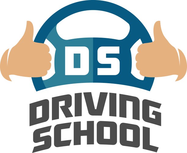 Driving school logo Royalty Free Vector Image - VectorStock