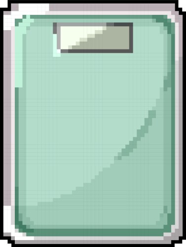 Balance weigh scales game pixel art Royalty Free Vector