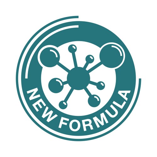 New formula banner design Royalty Free Vector Image