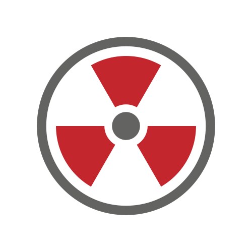 Radioactive symbol Royalty Free Vector Image - VectorStock