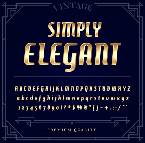 Font Bling Gold Vector Images (over 420)
