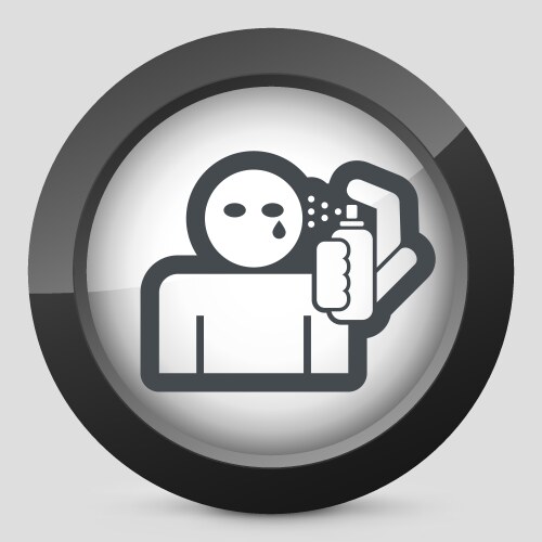 Pepper spray Vector Images & Graphics for Commercial Use | VectorStock
