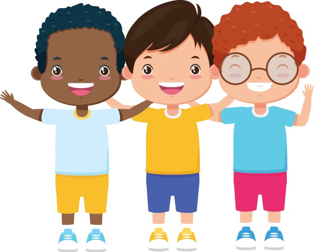 Three Brother Cartoon Vector Images (over 130)
