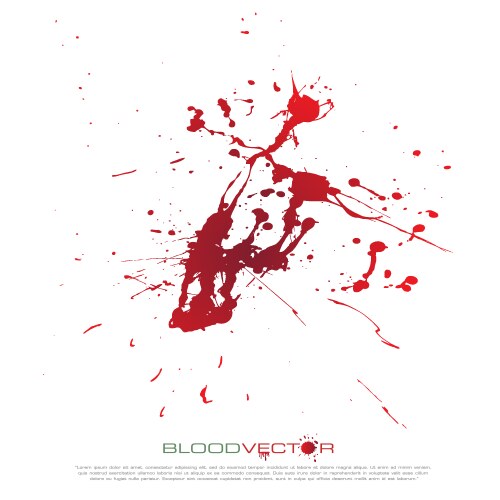 Blood splat Royalty Free Vector Image - VectorStock