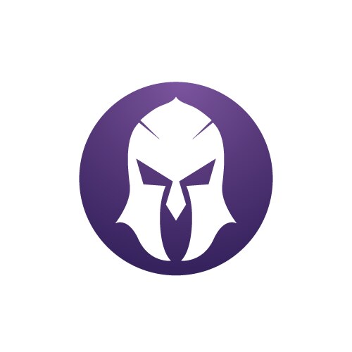 Mask gladiator template Royalty Free Vector Image