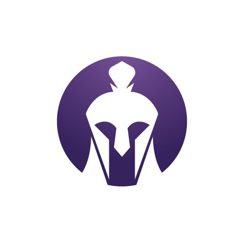 Mask gladiator template Royalty Free Vector Image