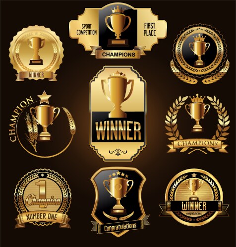 Award Label Trophy Vector Images (over 21,000)