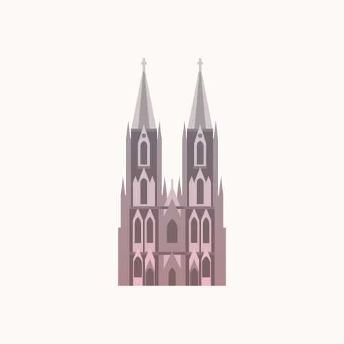 Cologne Cathedral Icon Germany Vector Images (over 130)