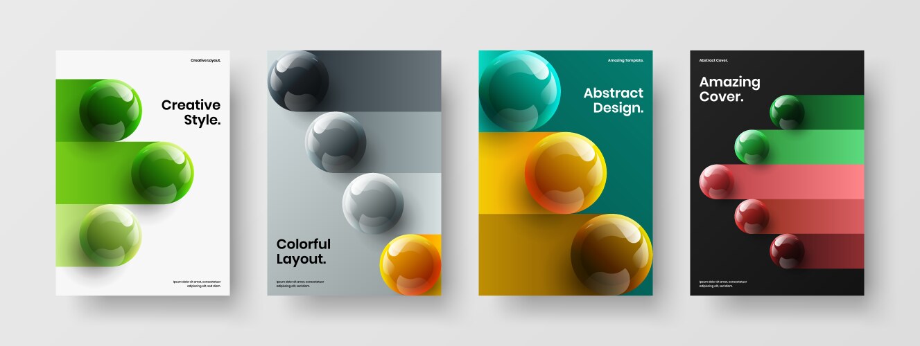 Simple front page design concept composition Vector Image