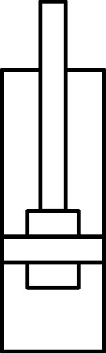 Hopper symbol icon Royalty Free Vector Image - VectorStock