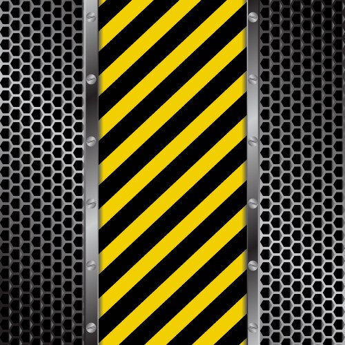 Traditional warning stripe Royalty Free Vector Image