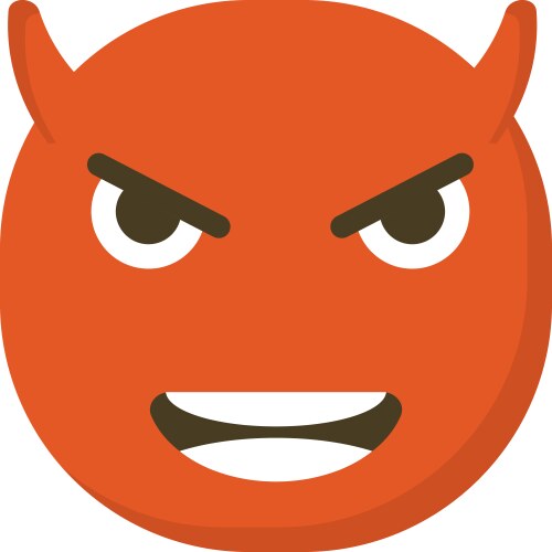 Devil emoji Vector Images & Graphics for Commercial Use | VectorStock