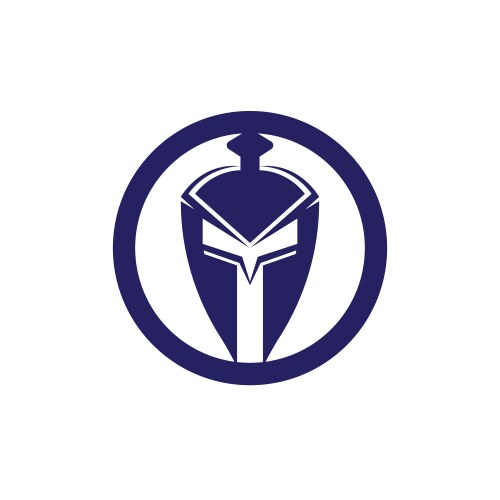 Mask gladiator template Royalty Free Vector Image