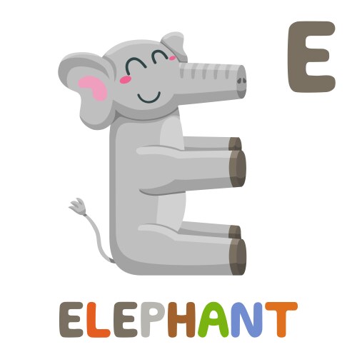 E for Elephant Vector Images (over 380)