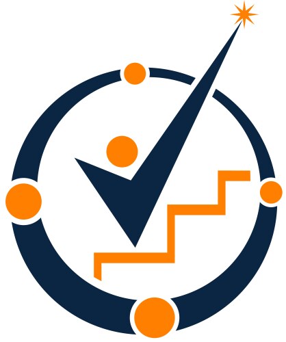 Career coaching logo design template image Vector Image