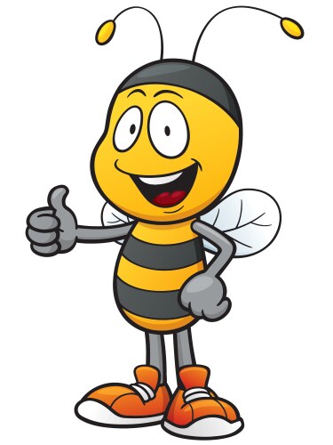 Good bee Royalty Free Vector Image - VectorStock