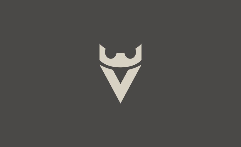 Crown logo with letter y elegant king royal – Royalty-Free Vector ...