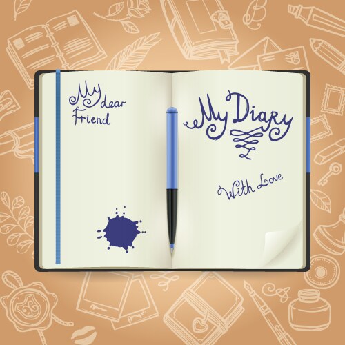 Diary Background Vector Images (over 63,000)