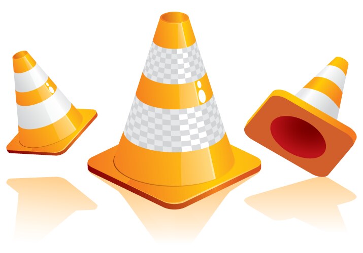 Traffic cone icon Royalty Free Vector Image - VectorStock