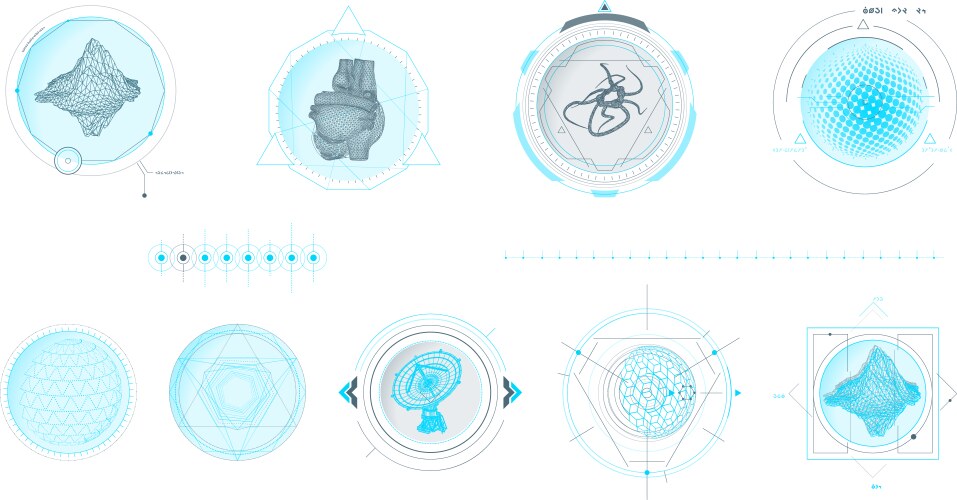 Elements for infographic Royalty Free Vector Image
