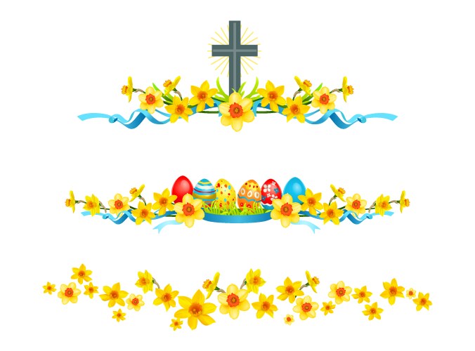 He is risen christian easter theme background Vector Image