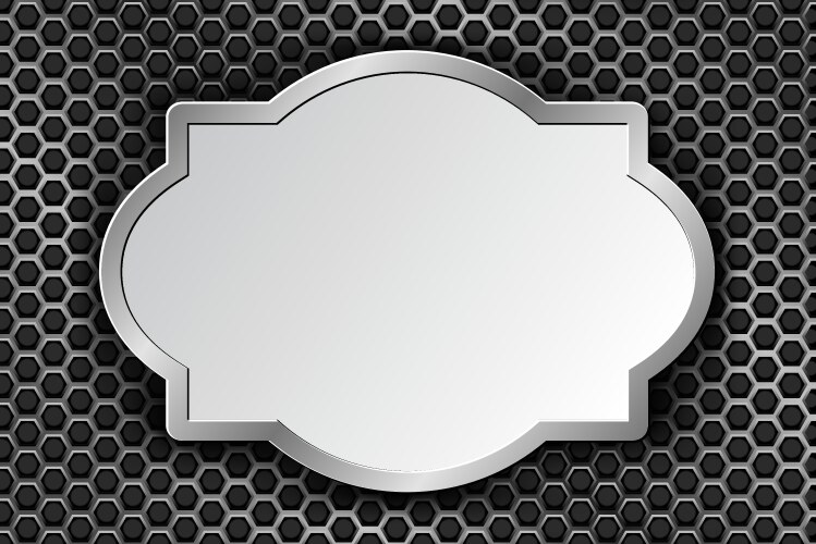 Chromed background Royalty Free Vector Image - VectorStock