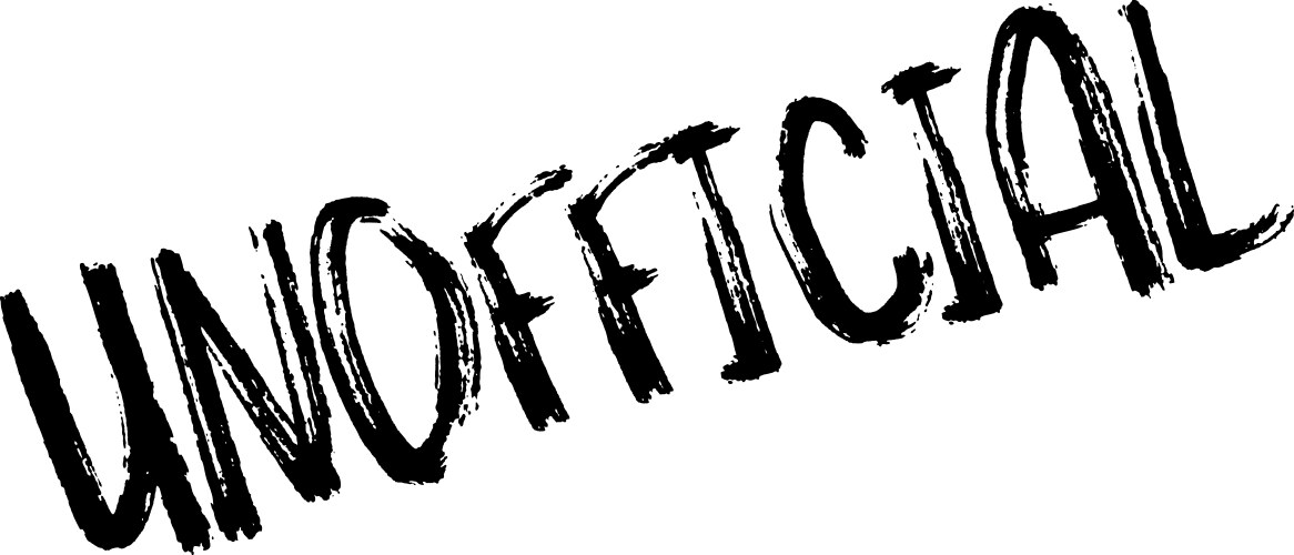 Unofficial rubber stamp Royalty Free Vector Image