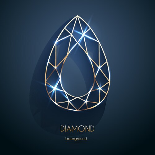 Luxury gold template Royalty Free Vector Image