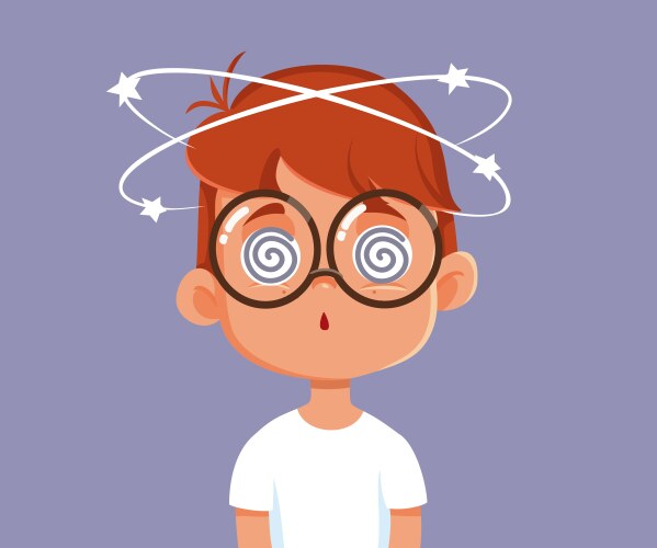 Feeling Dizzy Animation Cartoon Character With Dizziness Symptoms